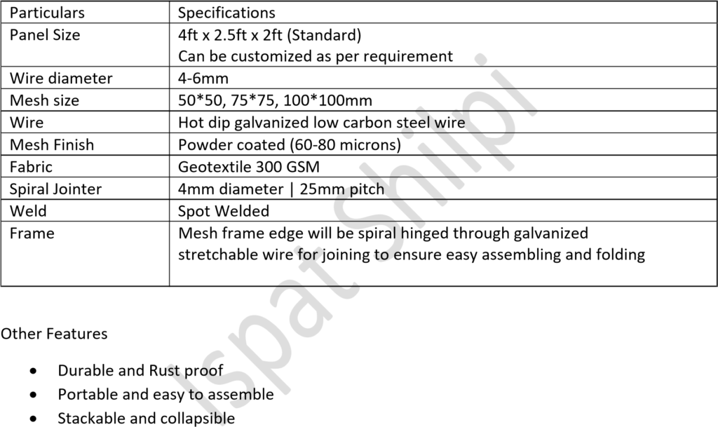 Hesco Bag - Ispatshilpi.in